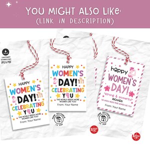Women's Day Banner Printable, Happy Women's Day Printable Banner ...