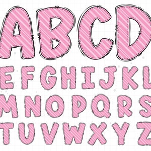 Baby Girl PNG, Kids Doodle Letters PNG, Baby Girl Alphabet Number Png ...
