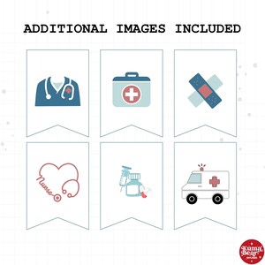 Nurses Week Banner Printable, Nurse Week Sign, Nurses Week Bunting ...