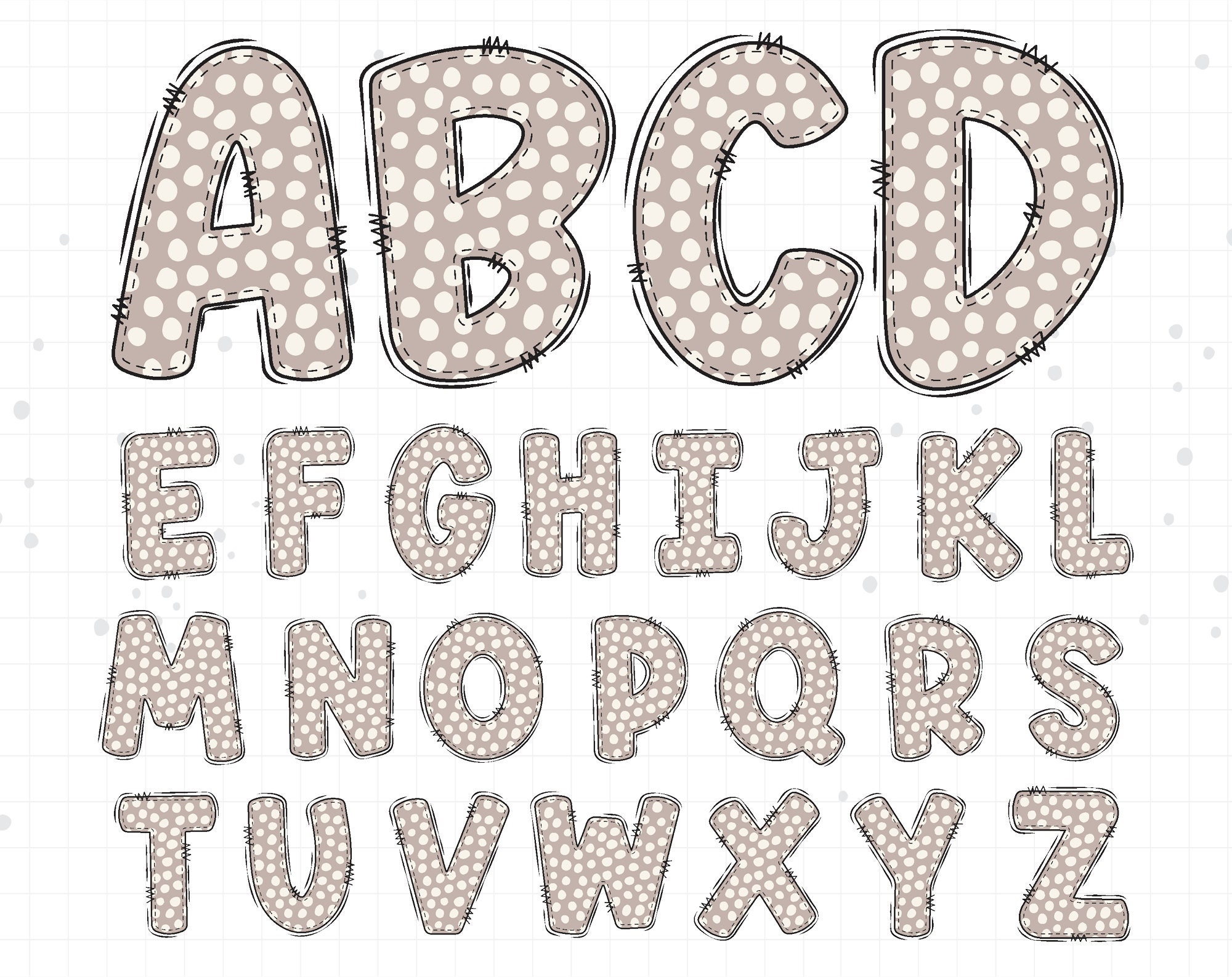 Bright Boho Alphabet PNG Alphabet Sublimation Alphabet - Etsy