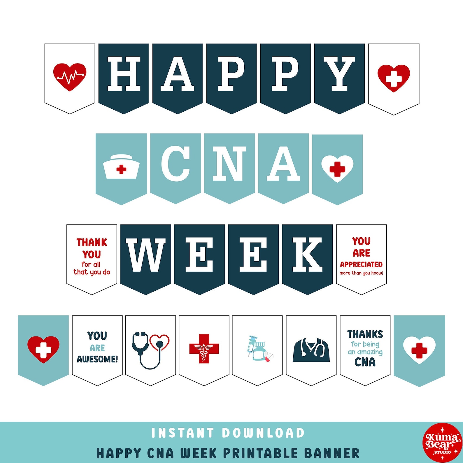 CNA Appreciation Week Printable Banner, CNA Week Sign, Cna Week Banner ...