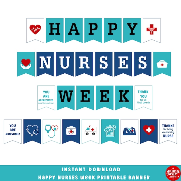 Nurses Week Printables - Etsy