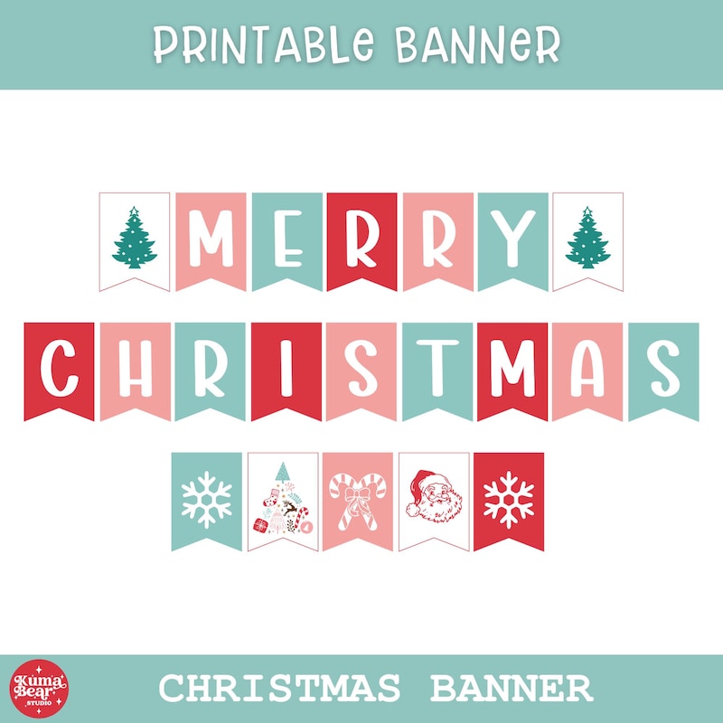 Christmas Bunting - Etsy