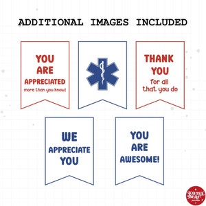 EMS Week Banner Printable, Emergency Medical Services Week Office Decor ...
