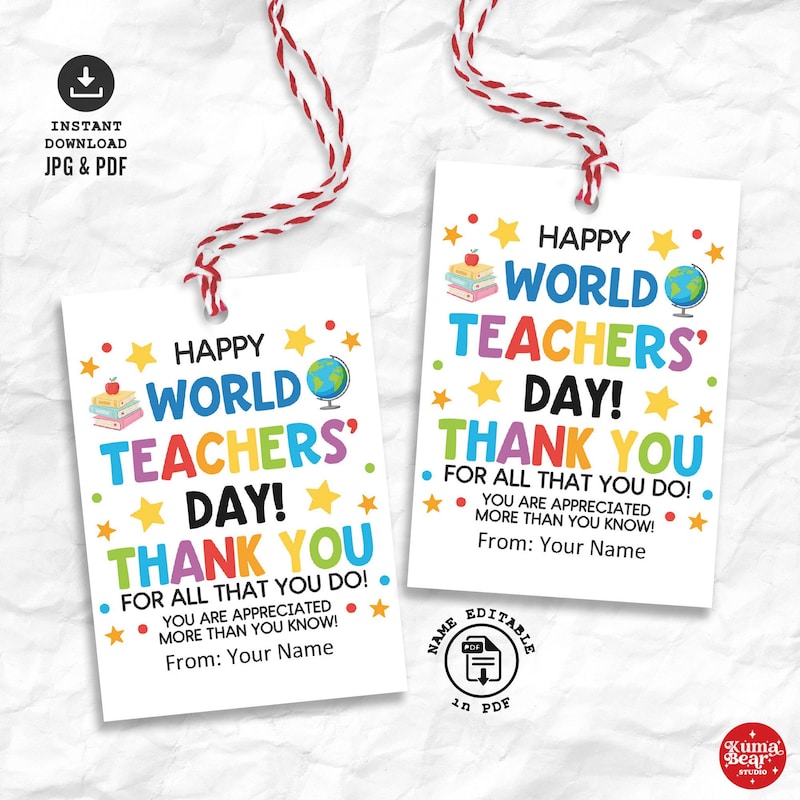 Happy Teachers Day Stickers - Etsy