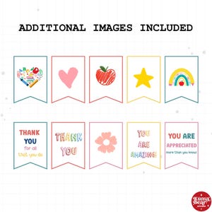Teacher Appreciation Week Banner Printable, Teacher Week Banner, Thank ...