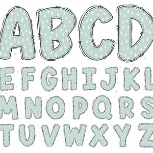 Bright Boho Alphabet PNG, Alphabet Sublimation, Alphabet Letters Bundle ...