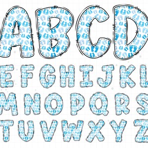Baby Boy PNG, Kids Doodle Letters PNG, Baby Boy Alphabet & Number Png ...