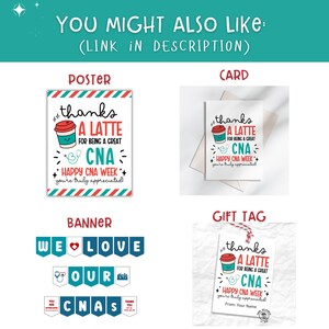 CNA Week Sign Printable, Nursing Assistants Week Poster, CNA ...