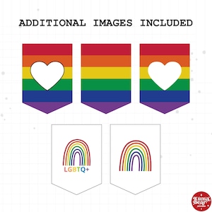 Pride Banner, Happy Pride Printable Banner, LBGTQ Party Decor, Pride ...