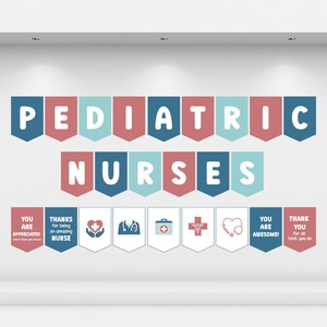Pediatric Nurses Week Banner Printable, PEDS Nurse, Pediatric Nurse ...