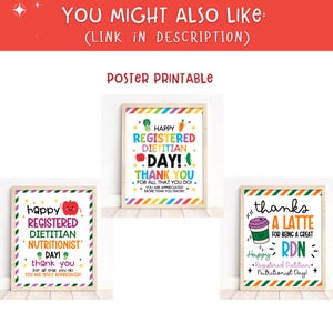 National Nutrition Month Sign Printable, Nutrition Month Poster ...