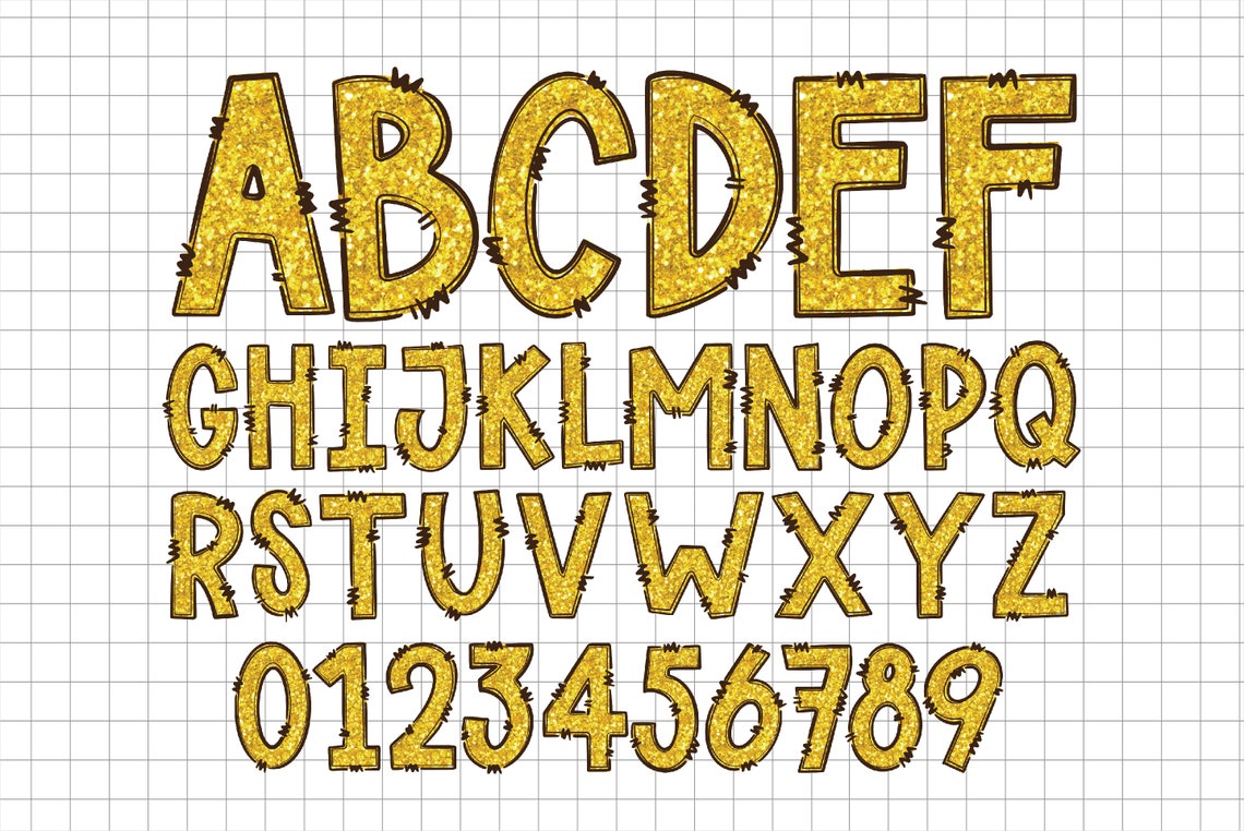 Glitter Alphabet Letters PNG Bundle Glitter Alphabet PNG - Etsy