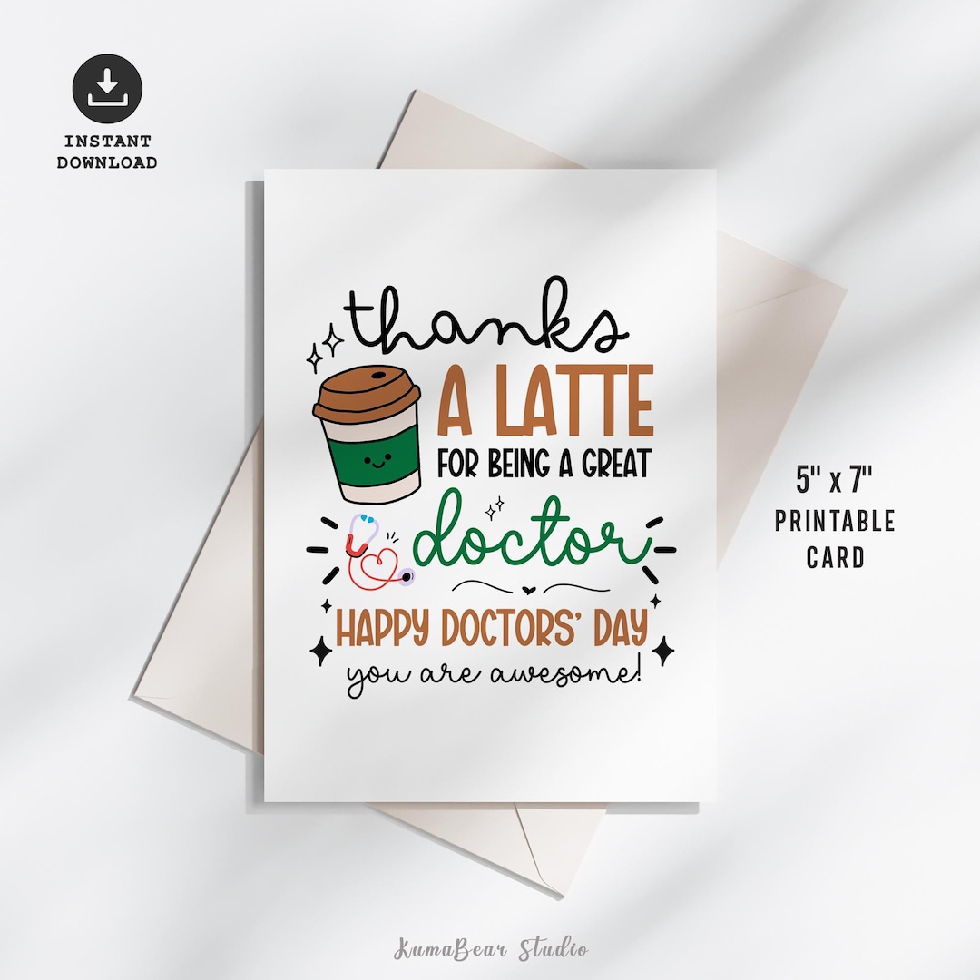 Thank You Card Doctors' Day, National Doctors Day Cards, Doctor ...