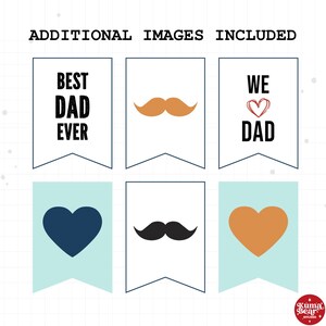 Printable Banner Father's Day, Best Dad Ever Printable, Fathers Day ...