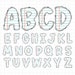 School Doodle Alphabet Bundle, School PNG Letters, Numbers ...