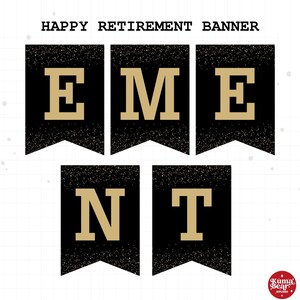 Retirement Banner Printable, Retirement Party Decor, Farewell Banner ...