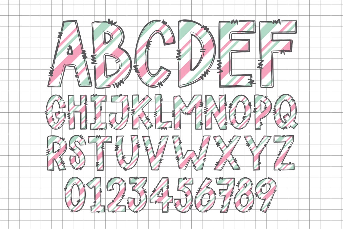 Pastel Alphabet PNG Alphabet Sublimation Alphabet Letters - Etsy
