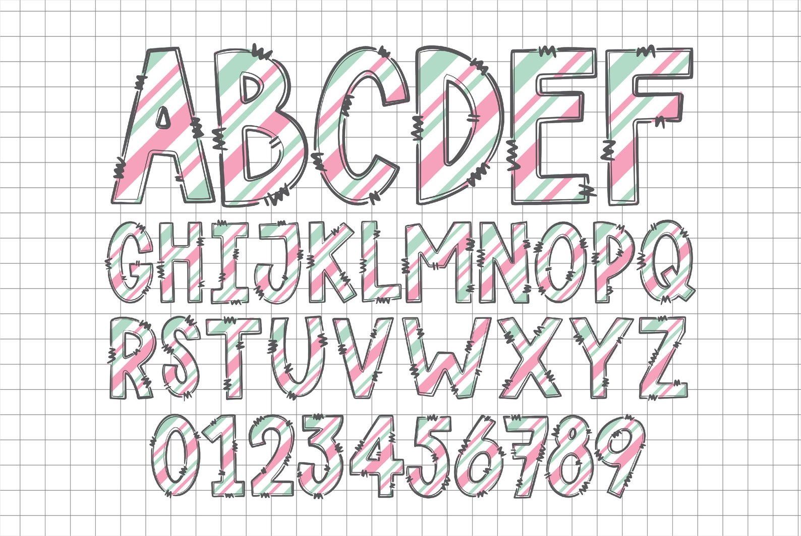 Pastel Alphabet PNG Alphabet Sublimation Alphabet Letters - Etsy