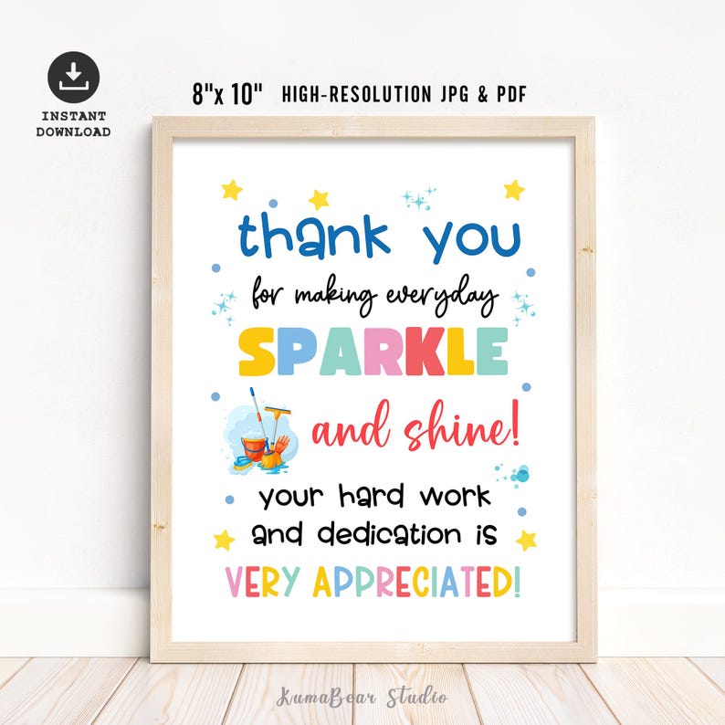 Environmental Services Appreciation Week Sign – Custodian Housekeeping ...
