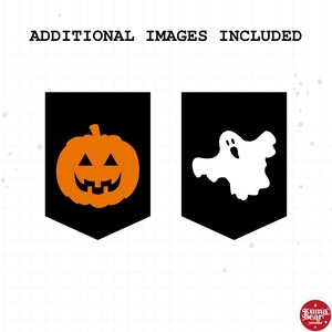 Happy Halloween Banner Printable Halloween Bunting Flag Banner ...