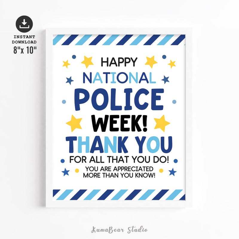 Police Appreciation - Etsy