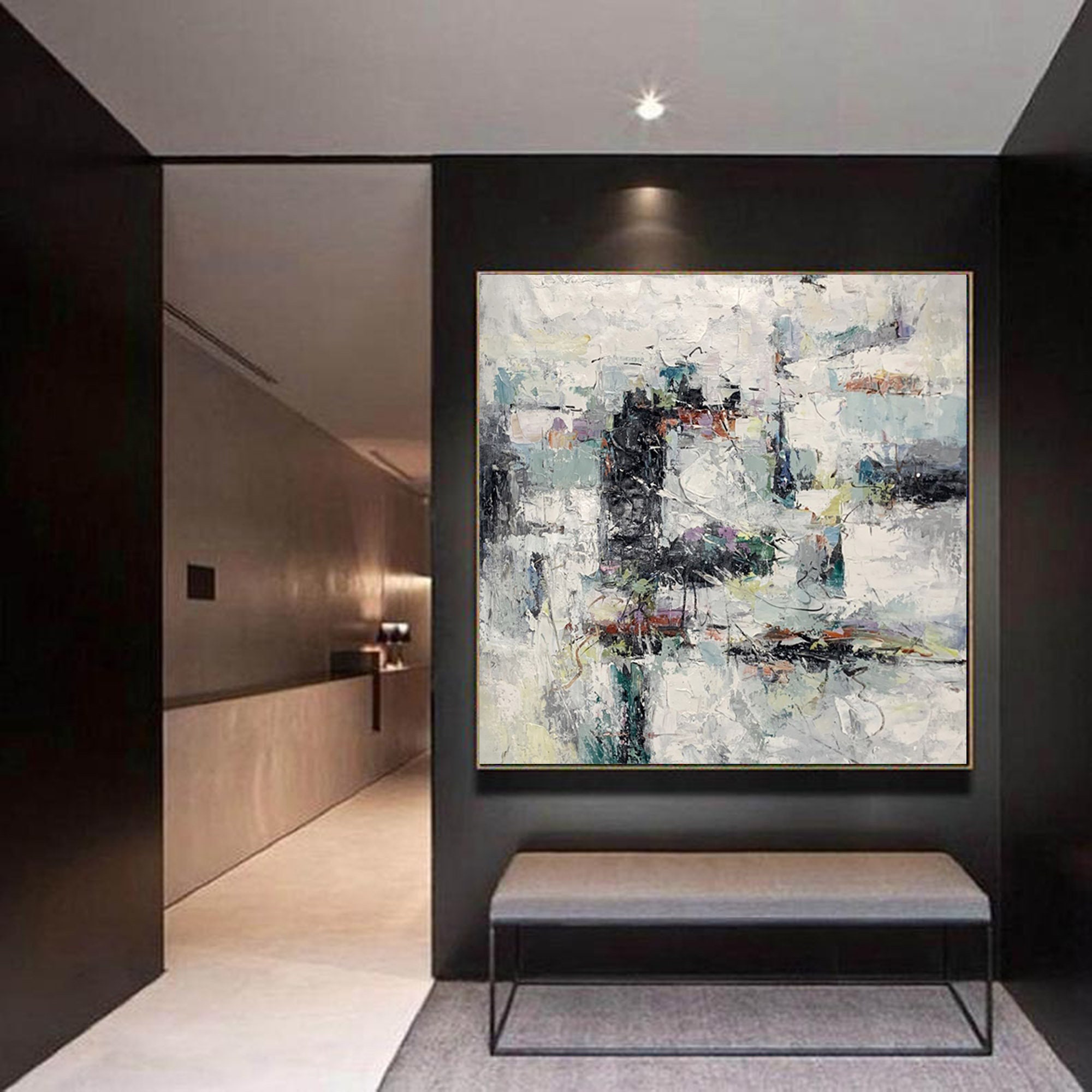 Extra Large Wall Art Abstract Large Canvas Wall Art Modern | Etsy