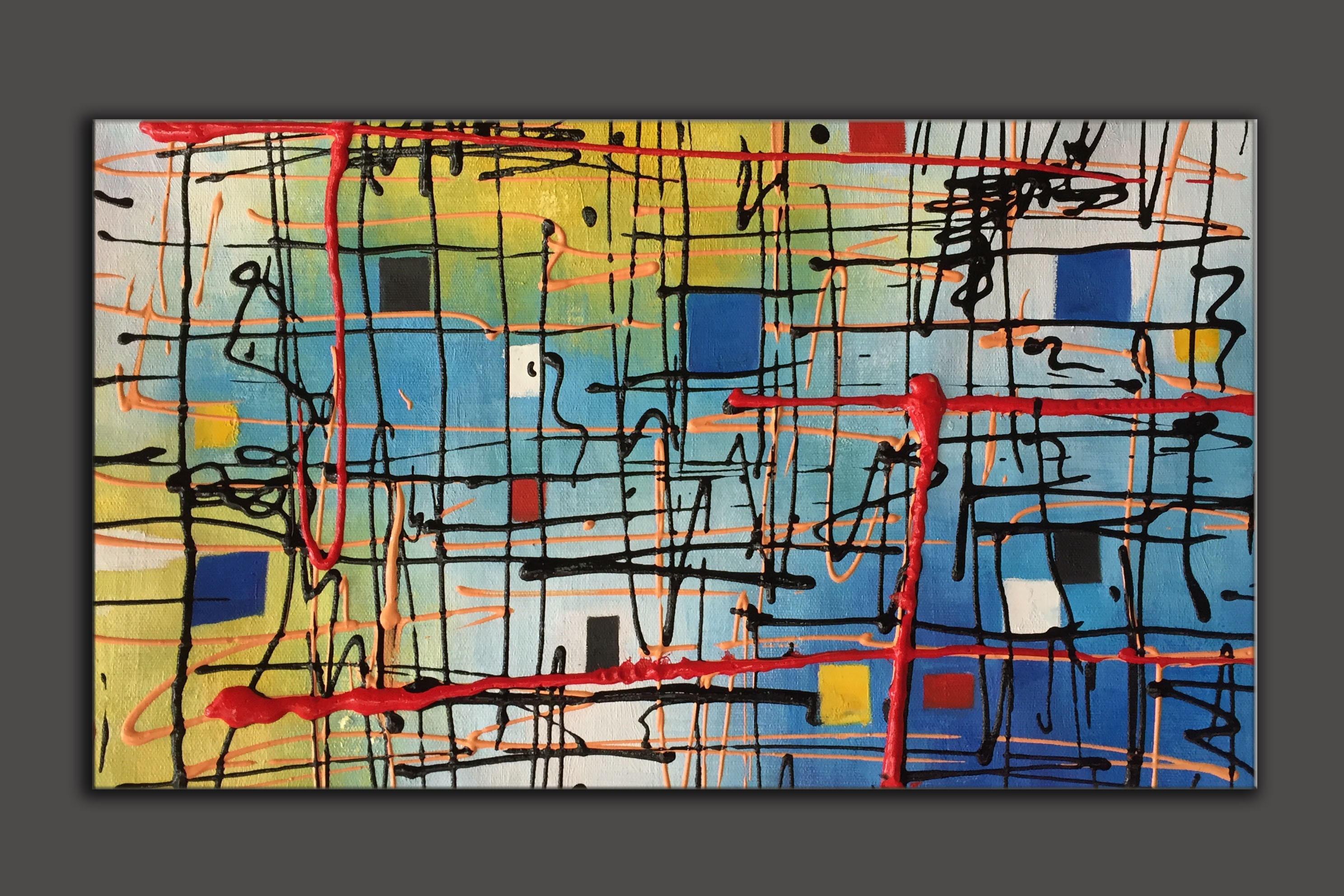 Modern Abstract Art Paintings Abstract Acrylic Painting - Etsy