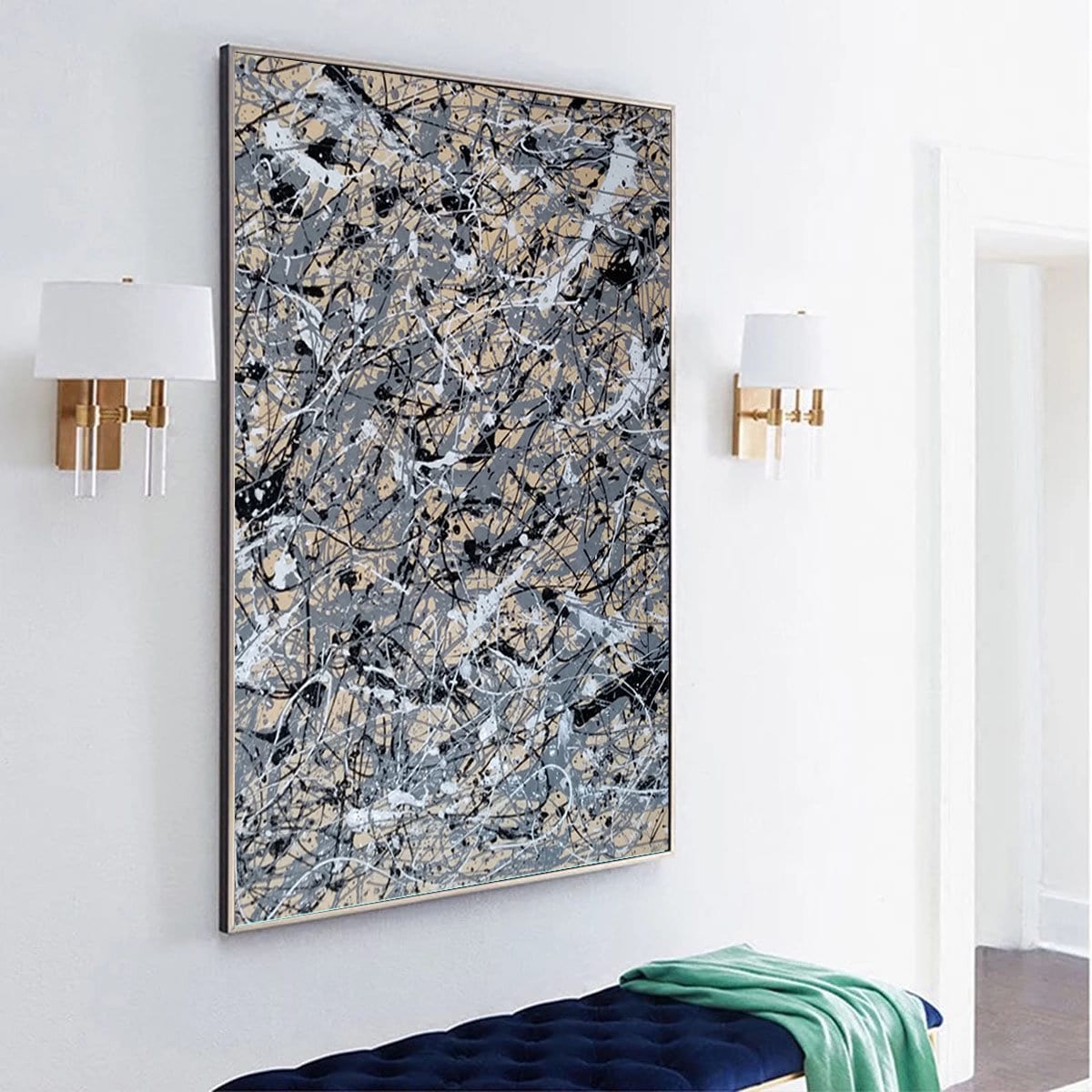 Large Abstract Canvas Art Oversized Wall Art Canvas Large - Etsy