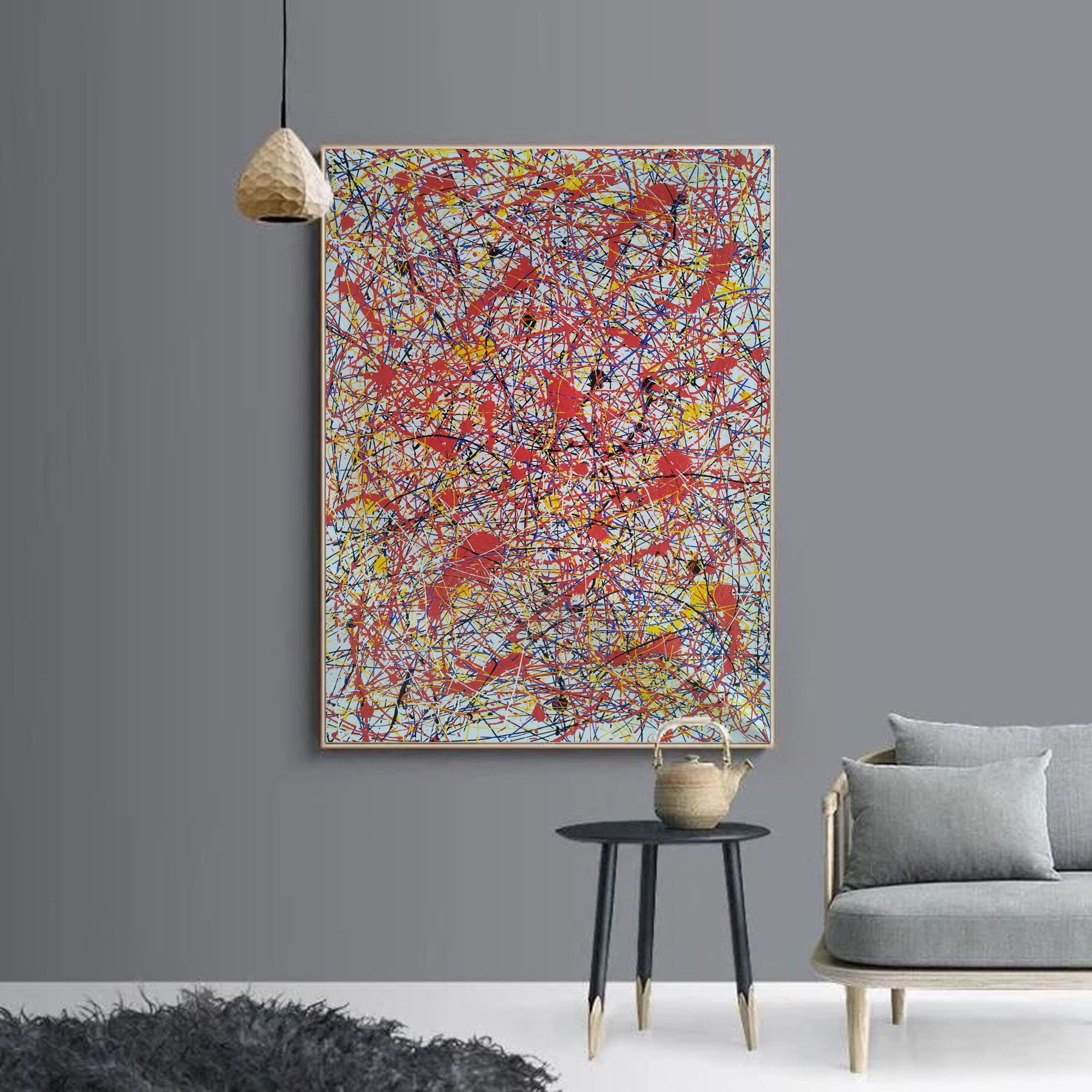 Modern abstract painting large abstract painting original | Etsy