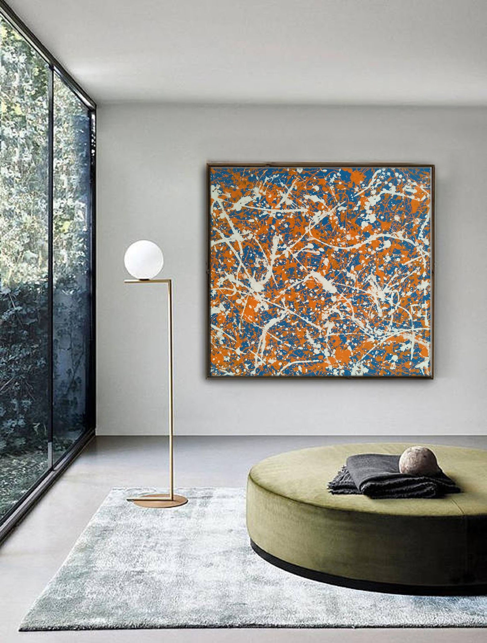 Modern Abstract Painting Original Large Abstract Painting | Etsy