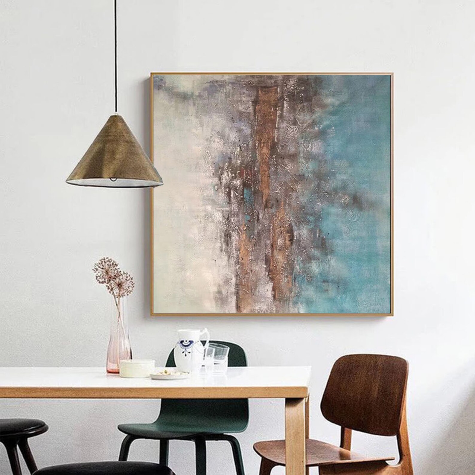 Large Abstract Oil Painting, Modern Abstract Art Painting, Oversized ...