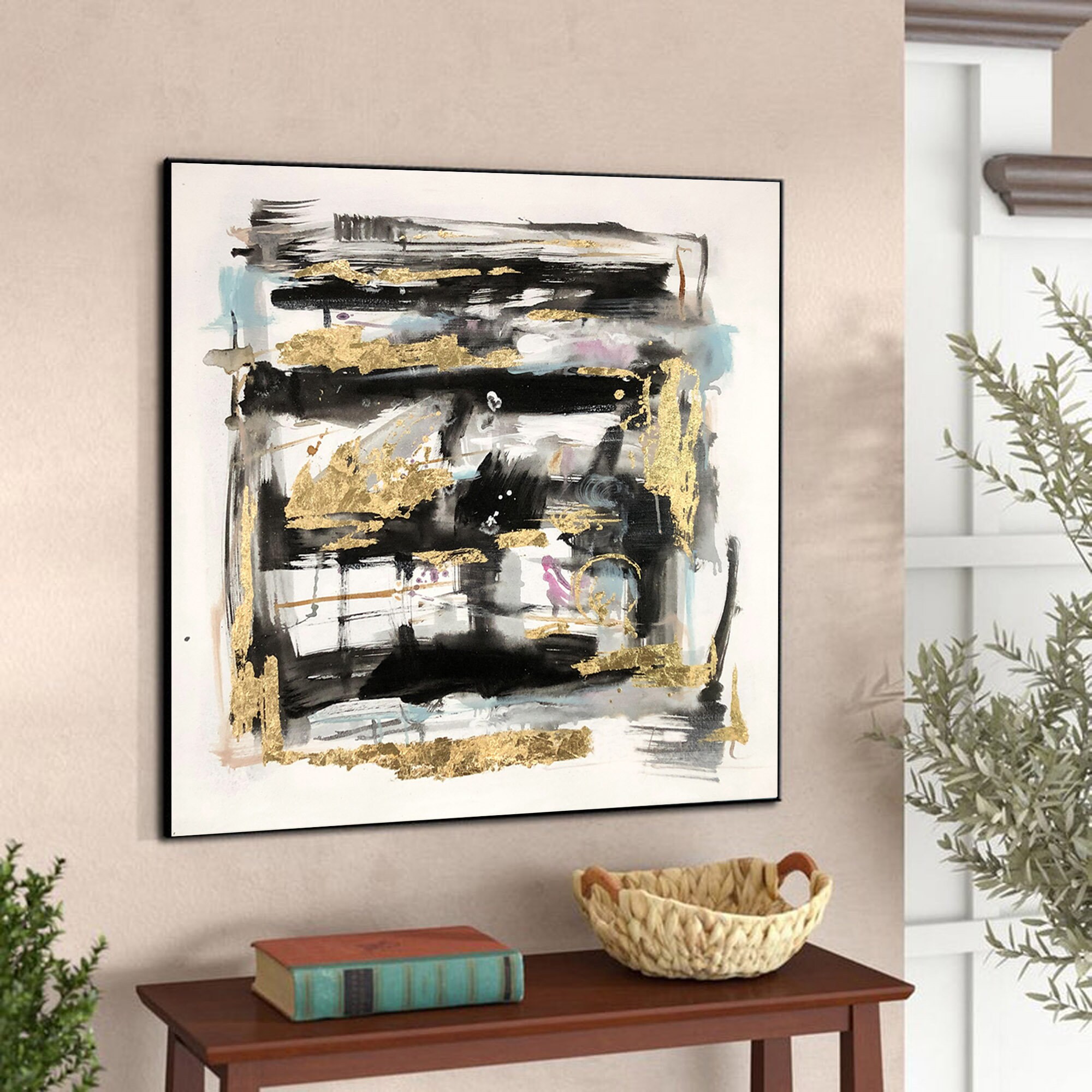 Modern Abstract Painting on Canvas Original Extra Large Wall | Etsy