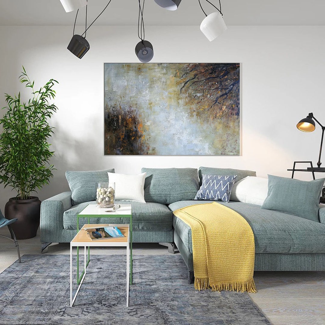 Large Abstract Art Painting Original, Oversized Wall Art, Modern Art ...