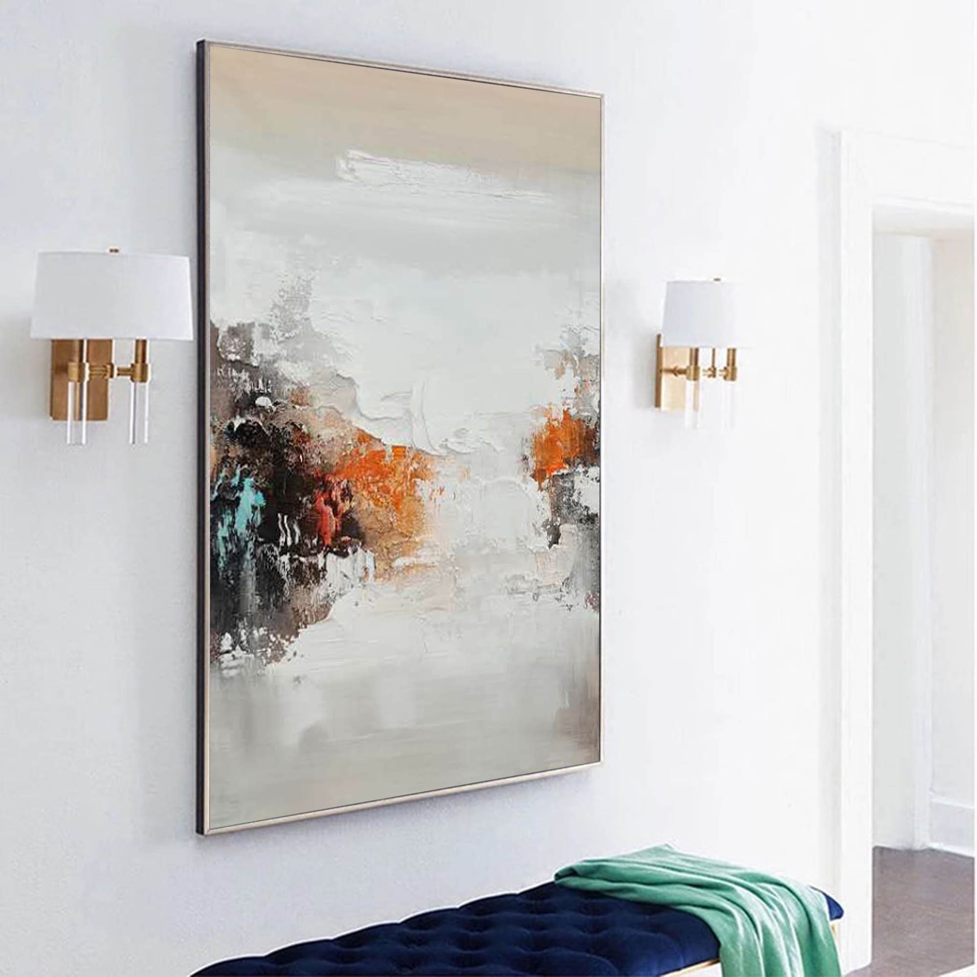 Extra large wall art on canvas modern abstract painting on | Etsy