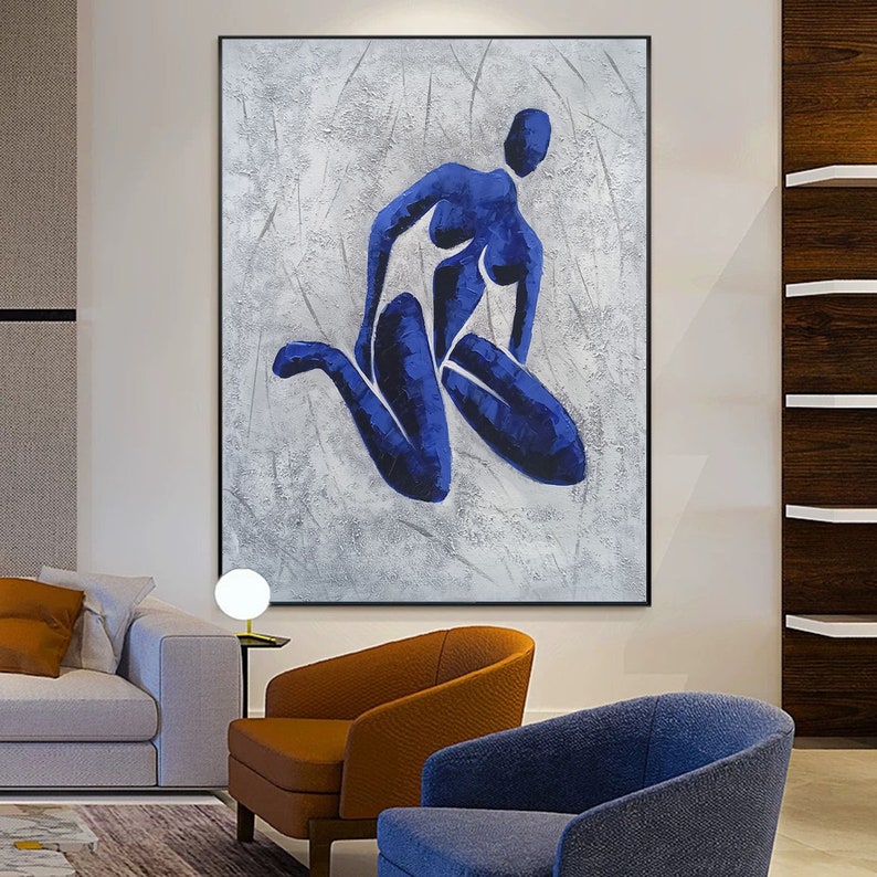 Extra Large Wall Art Modern Abstract Canvas Art Large | Etsy