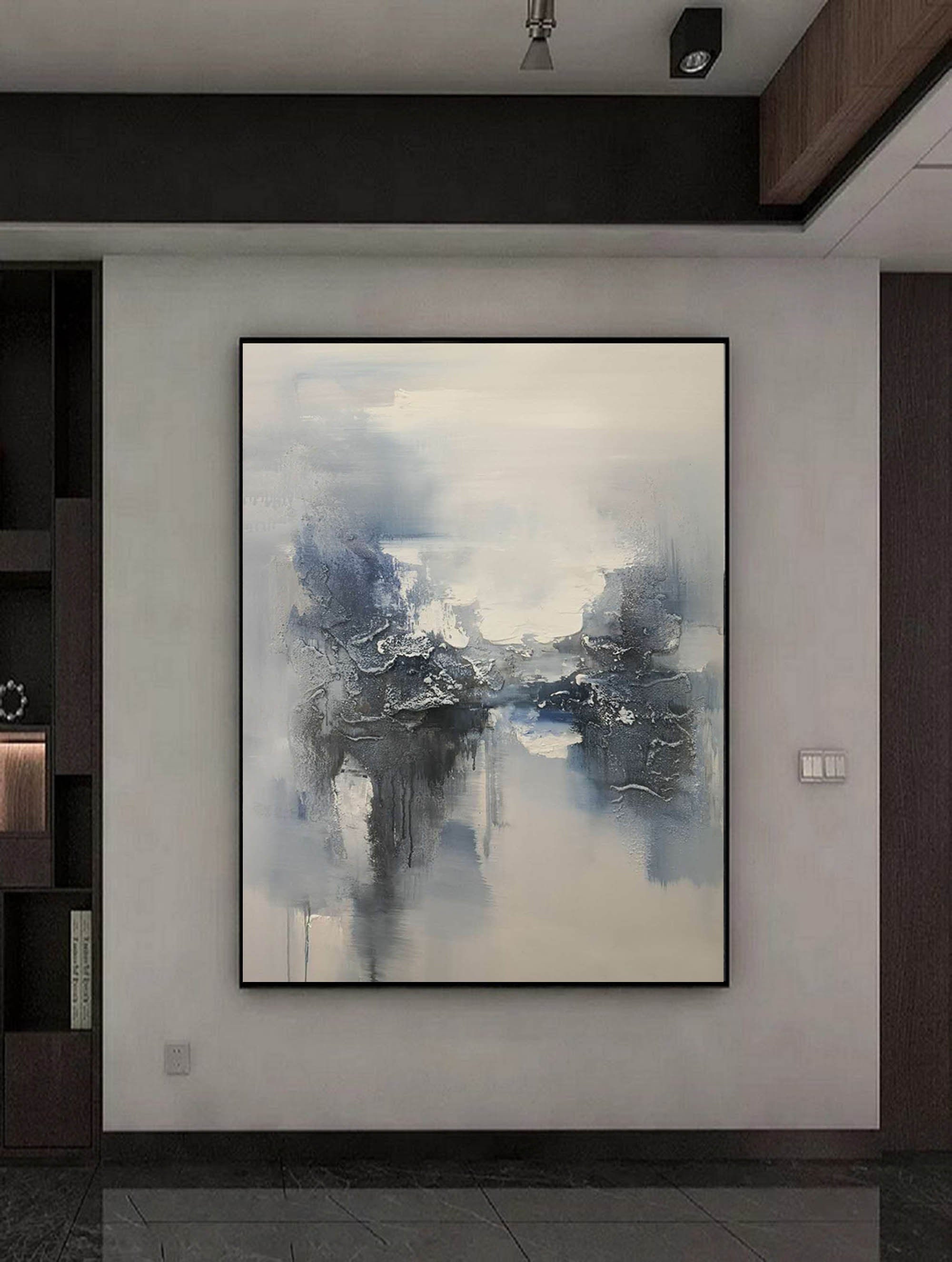 Modern abstract painting on canvas large canvas wall art | Etsy