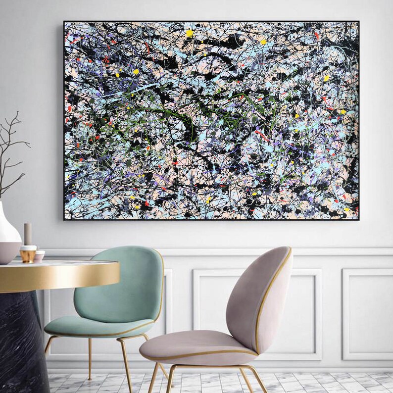 Original abstrakte Malerei große Malerei auf Leinwand | Etsy