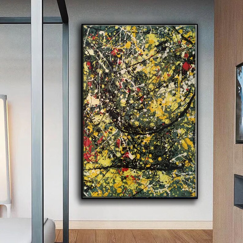 Extra Large Painting on Canvas, Large Oil Painting, Large Colorful ...