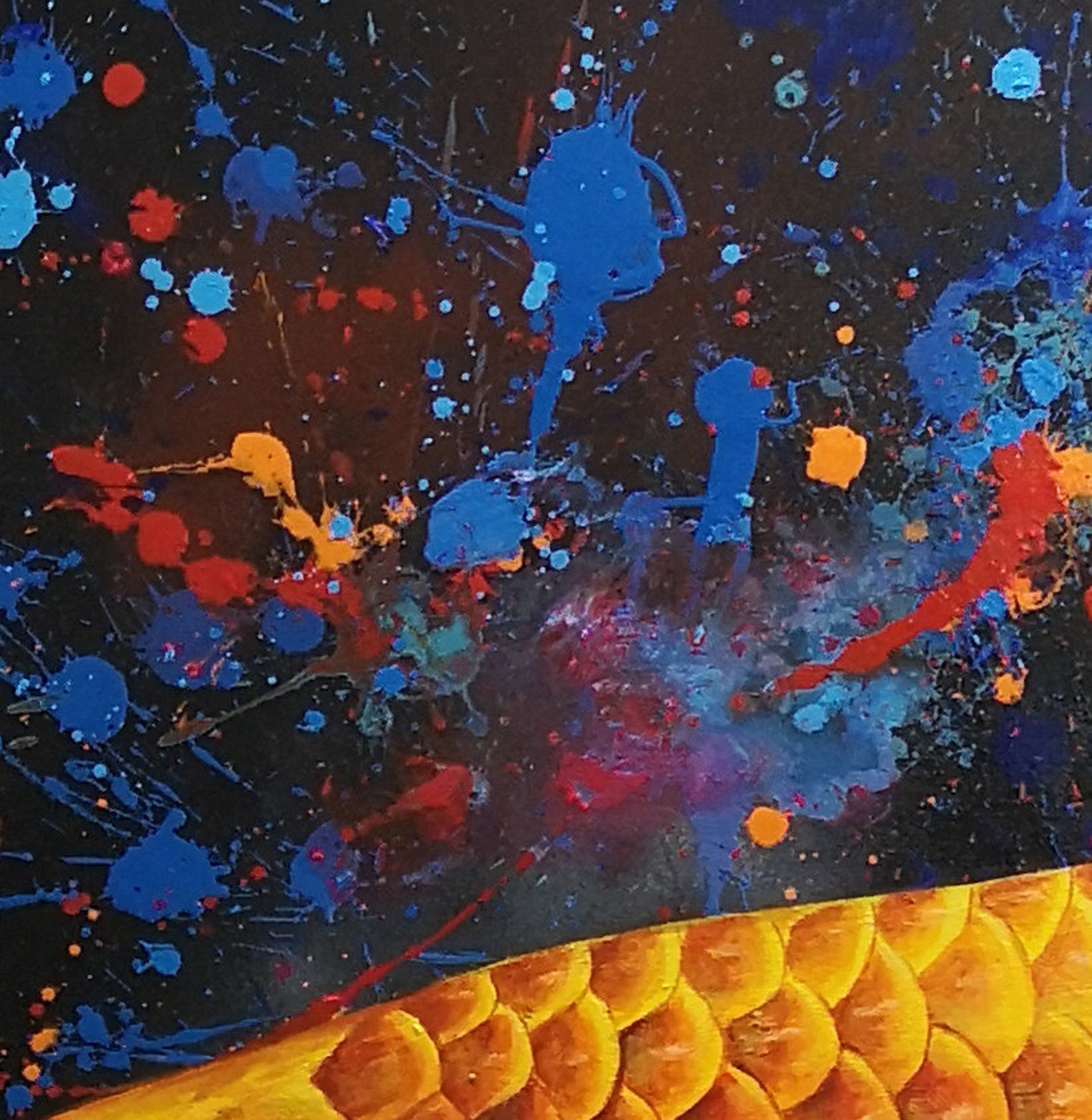 Fish Painting Large Oil Painting Large Wall Art on Canvas - Etsy