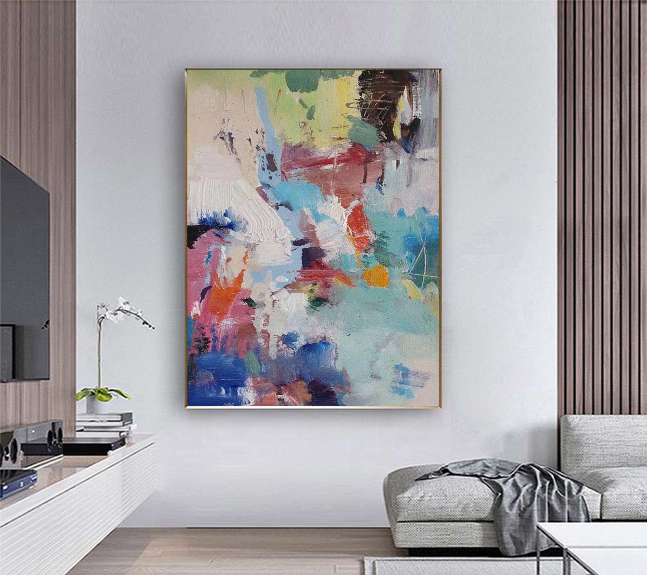 Extra Large Wall Art Abstract Original Paintings on Canvas - Etsy