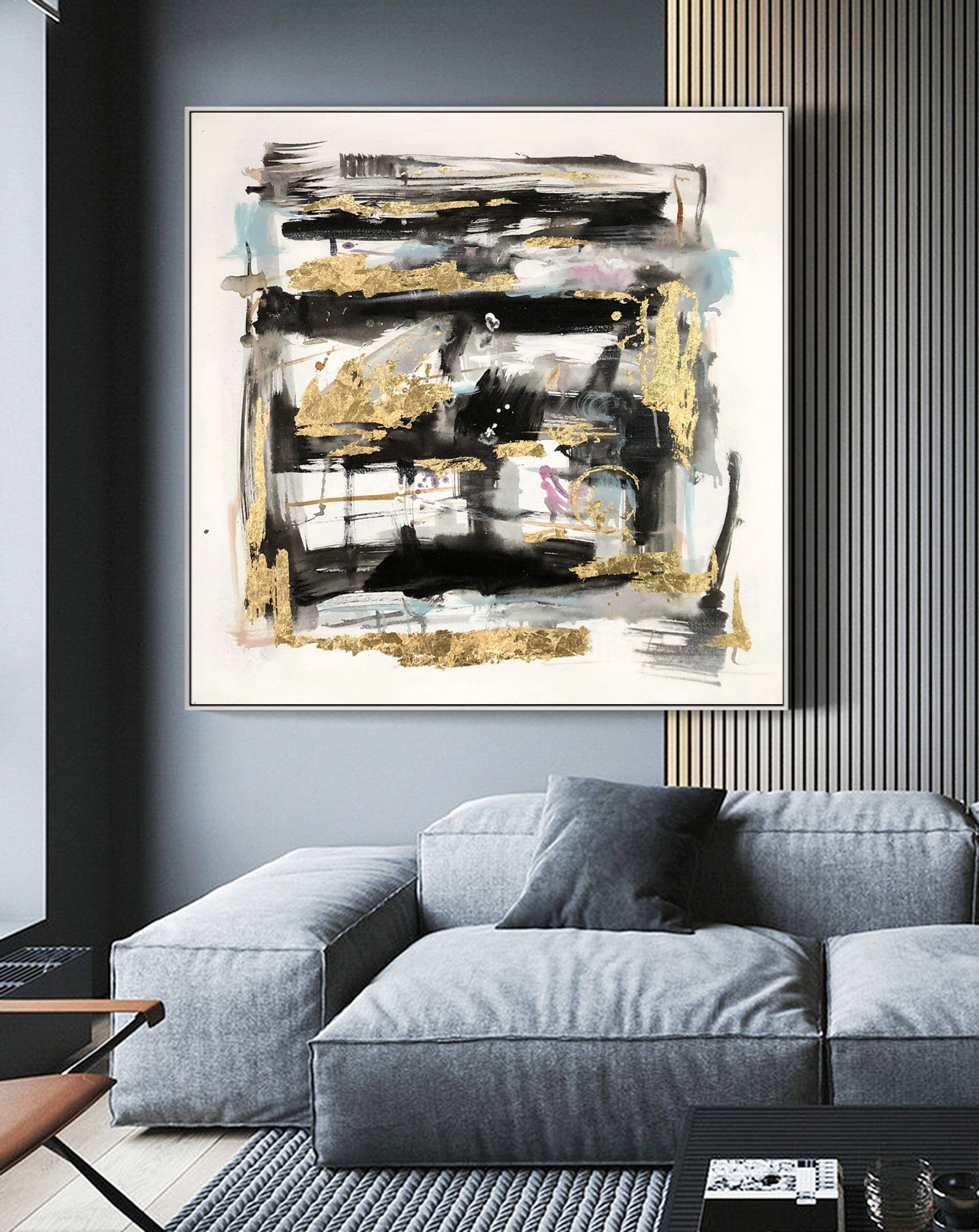 Modern Abstract Painting on Canvas Original Extra Large Wall | Etsy