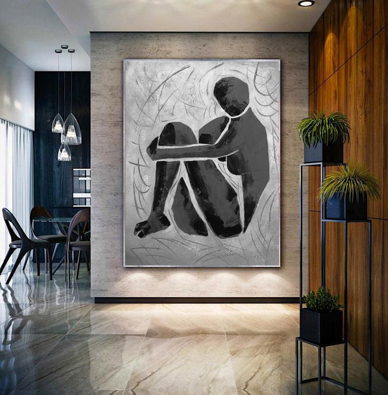 Extra Large Abstract Art Textured Canvas Art Original | Etsy