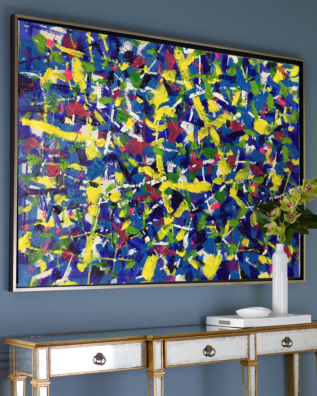 Original abstract painting on canvas extra large abstract | Etsy