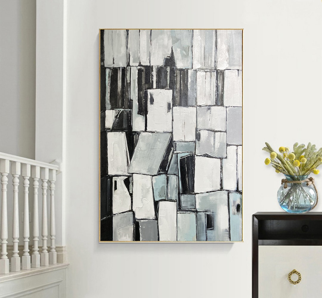 Extra Large Canvas Painting, Handmade Wall Art Abstract, Original ...