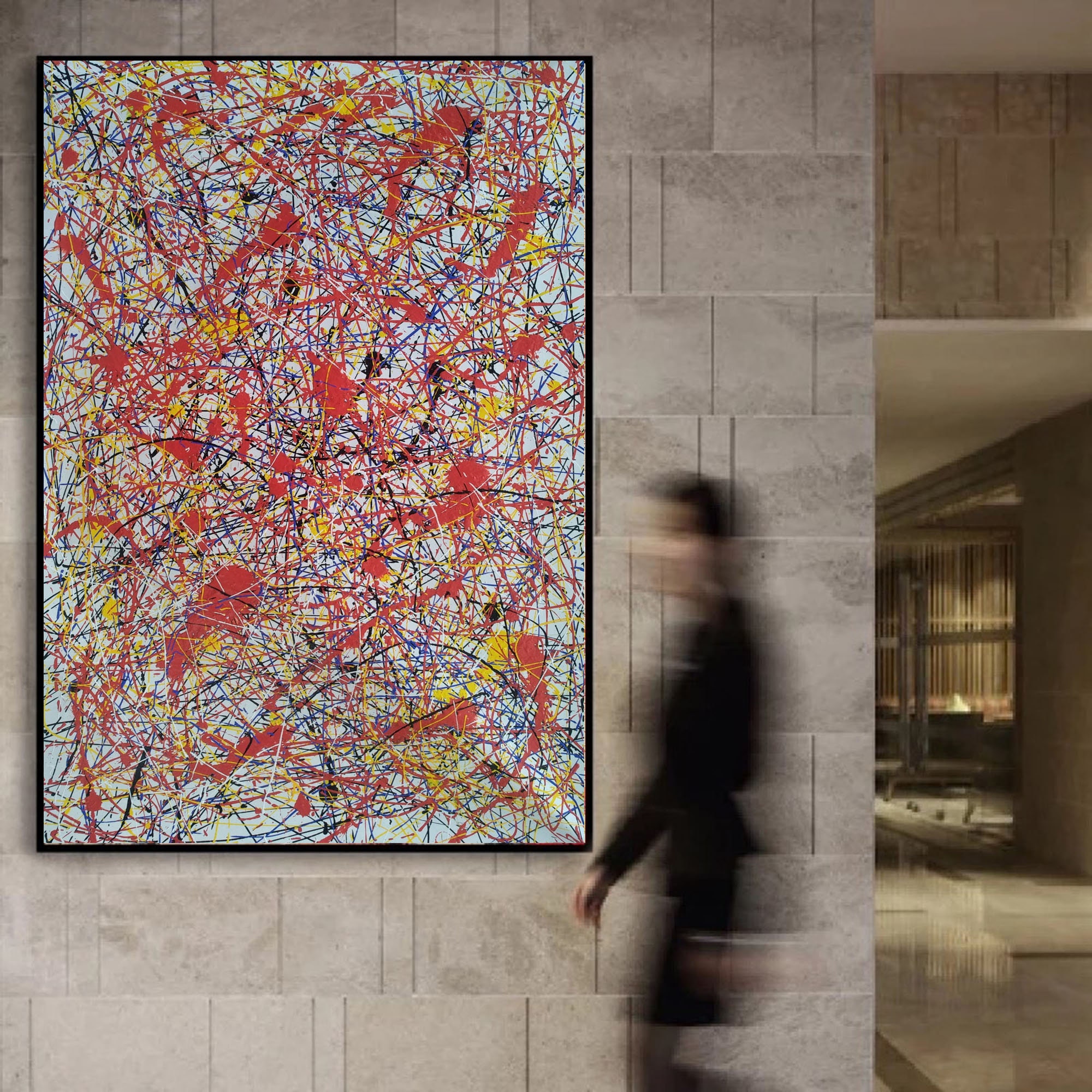 Modern abstract painting large abstract painting original | Etsy