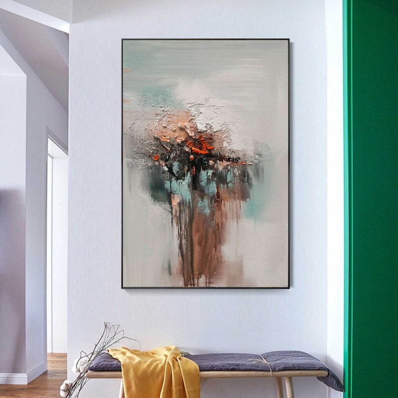 Large Canvas Wall Art, Large Abstract Painting Original, Abstract Oil ...