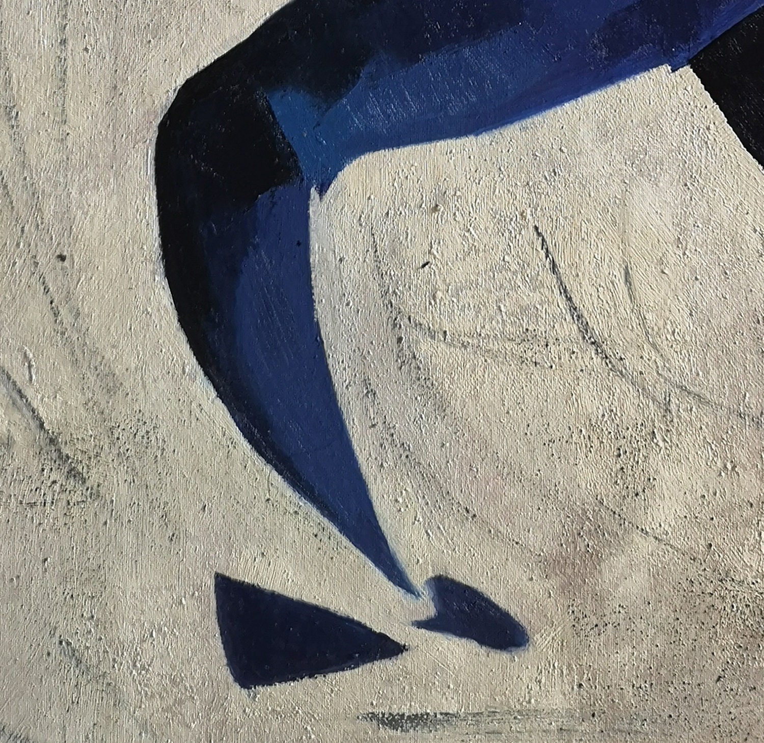 Modern Abstract Painting Matisse Inspired Painting Blue - Etsy