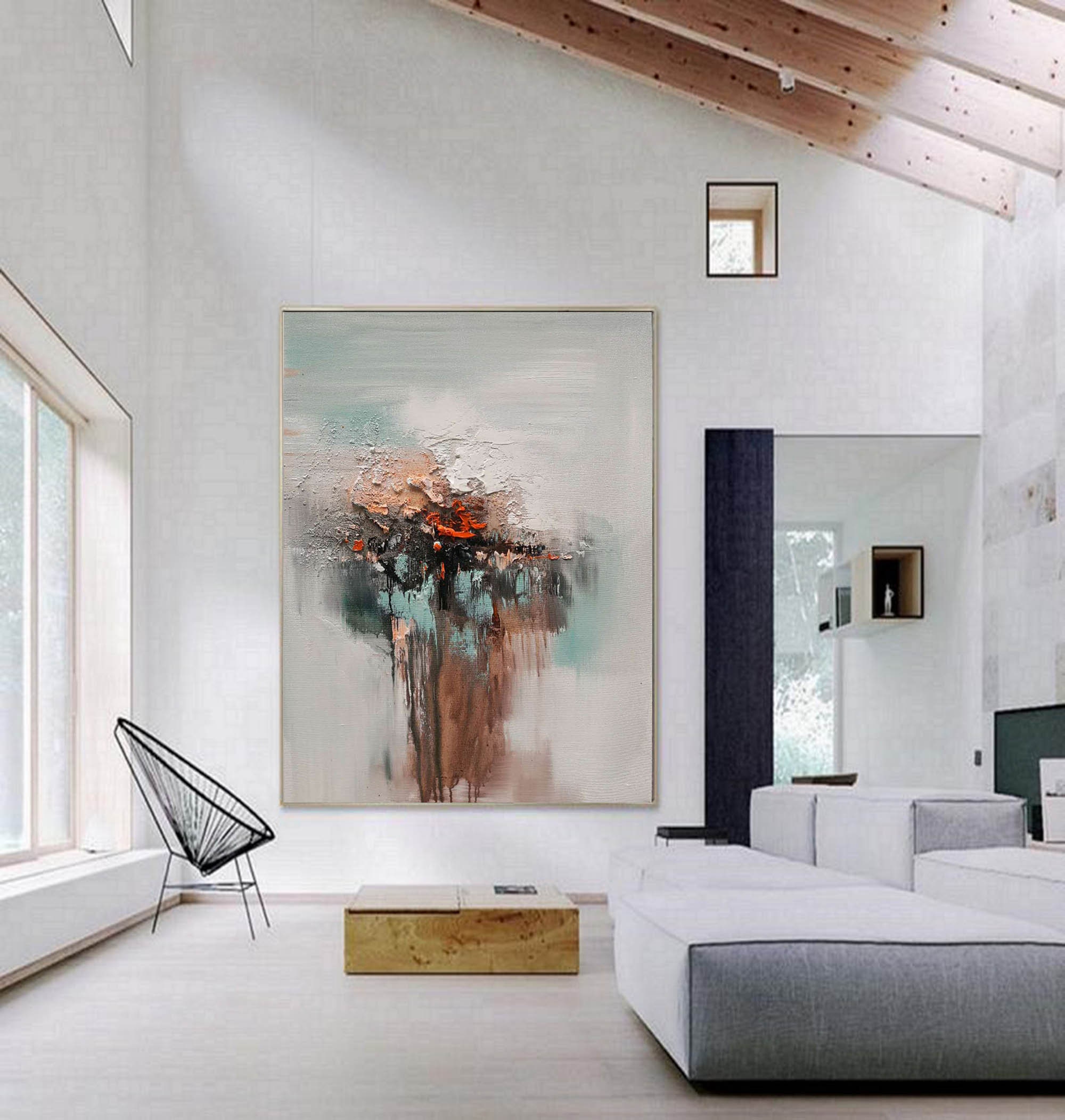 Large Canvas Wall Art Large Abstract Painting Original - Etsy