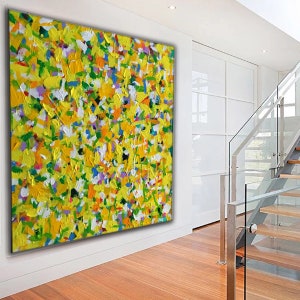 Large Oil Painting Original, Extra Large Wall Art Canvas, Large Canvas ...